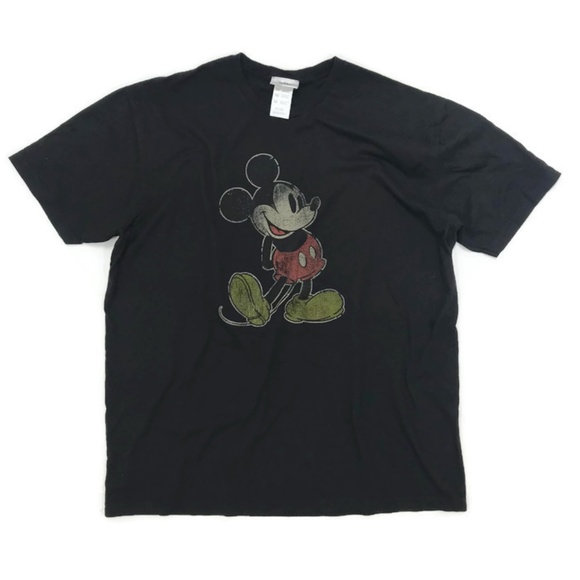 Disney | Shirts | Disney Mickey Mouse Black Tshirt | Poshmark